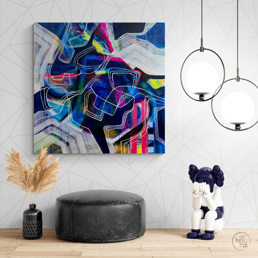 All of The Ways - 48" x 48" acrylic on canvas – MJL Fine Art